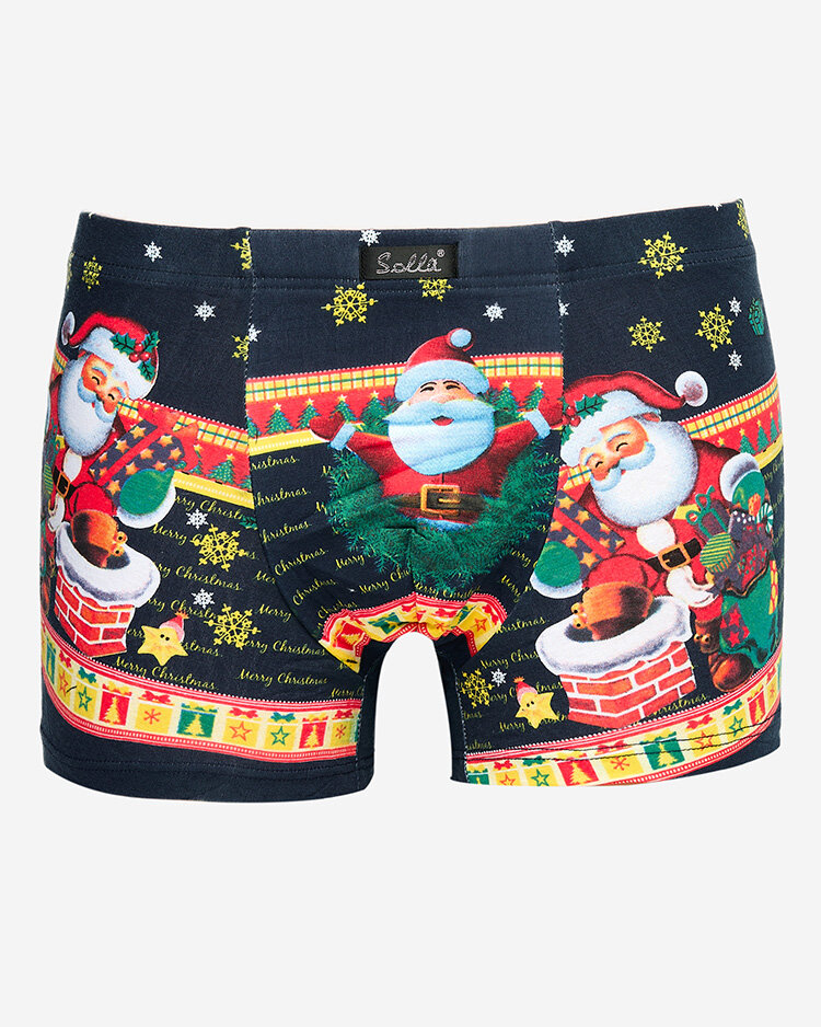 Royalfashion Men's Christmas Boxers blue || multicolored || baby blue ...